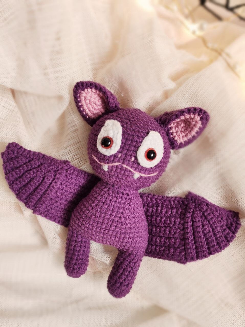 Bat Crochet Pattern, Amigurumi Bat Pattern, Baby Bat Pattern, Halloween ...