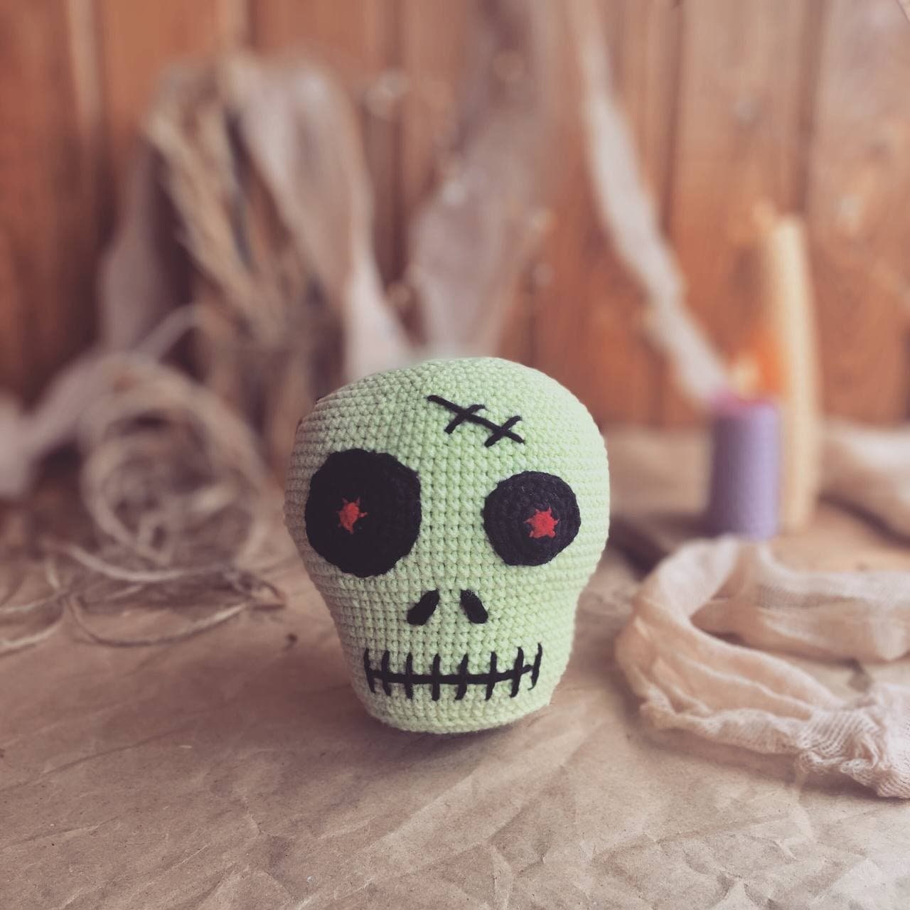 Skull Crochet Pattern Human Skull PDF Tutorial Amigurumi - Etsy