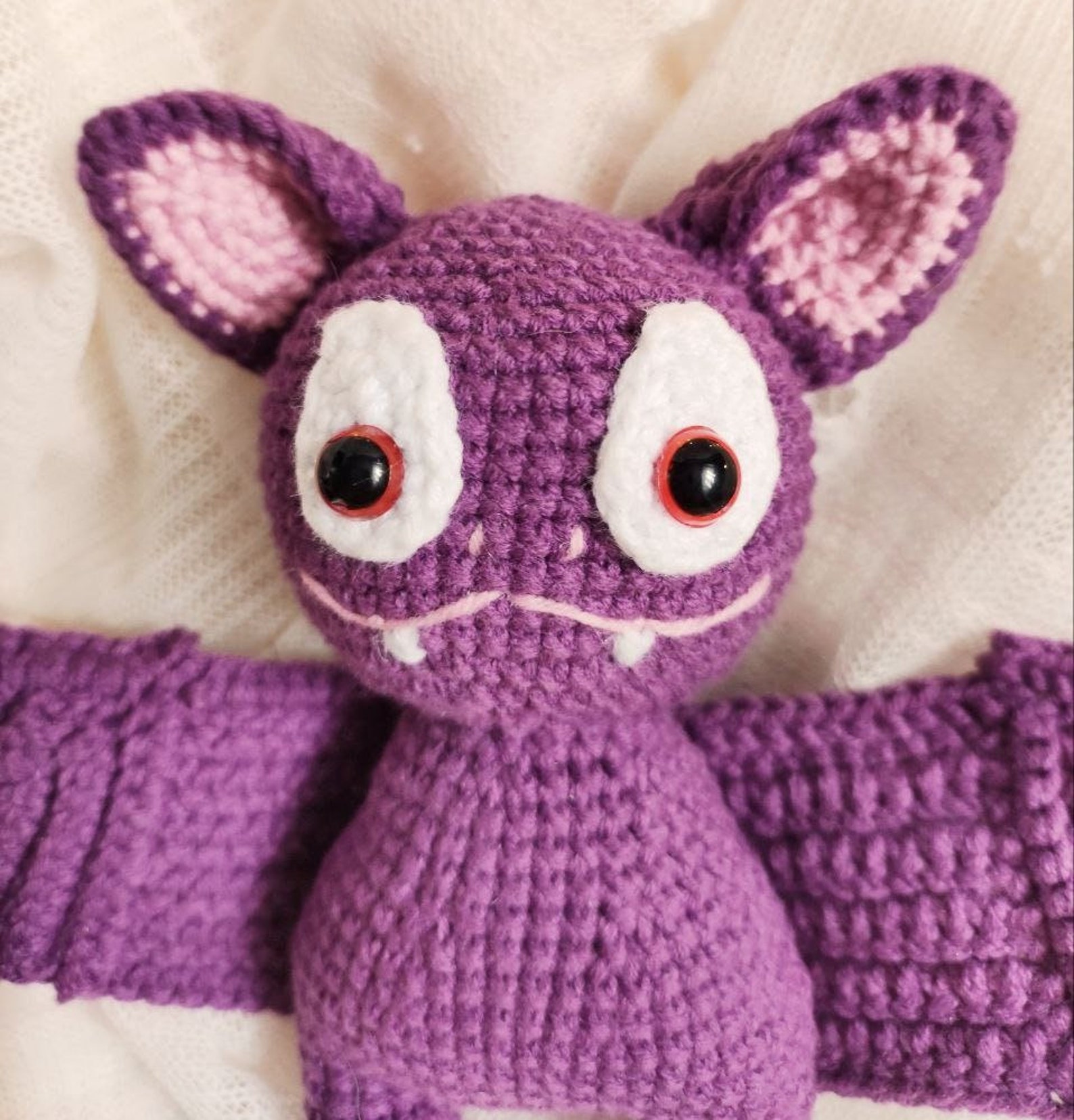 Bat Crochet Pattern, Amigurumi Bat Pattern, Baby Bat Pattern, Halloween ...