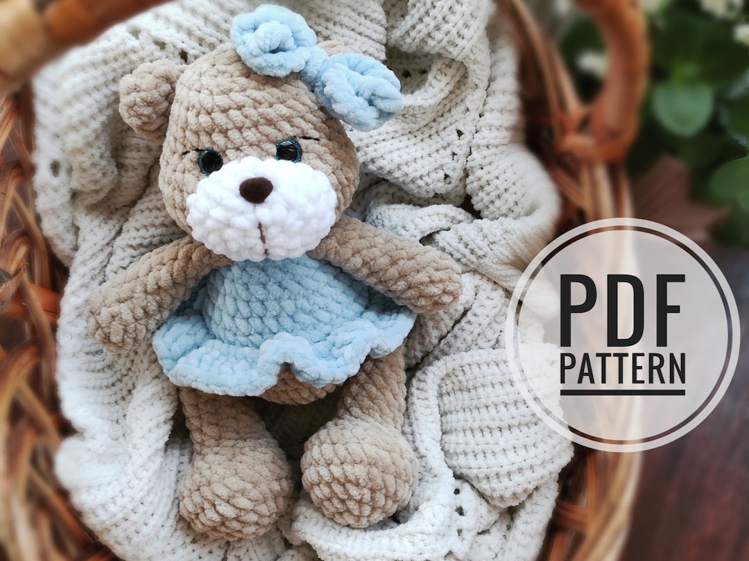 Crochet Bear Pattern, Amigurumi Cute Bear Crochet Pattern, PDF in ...
