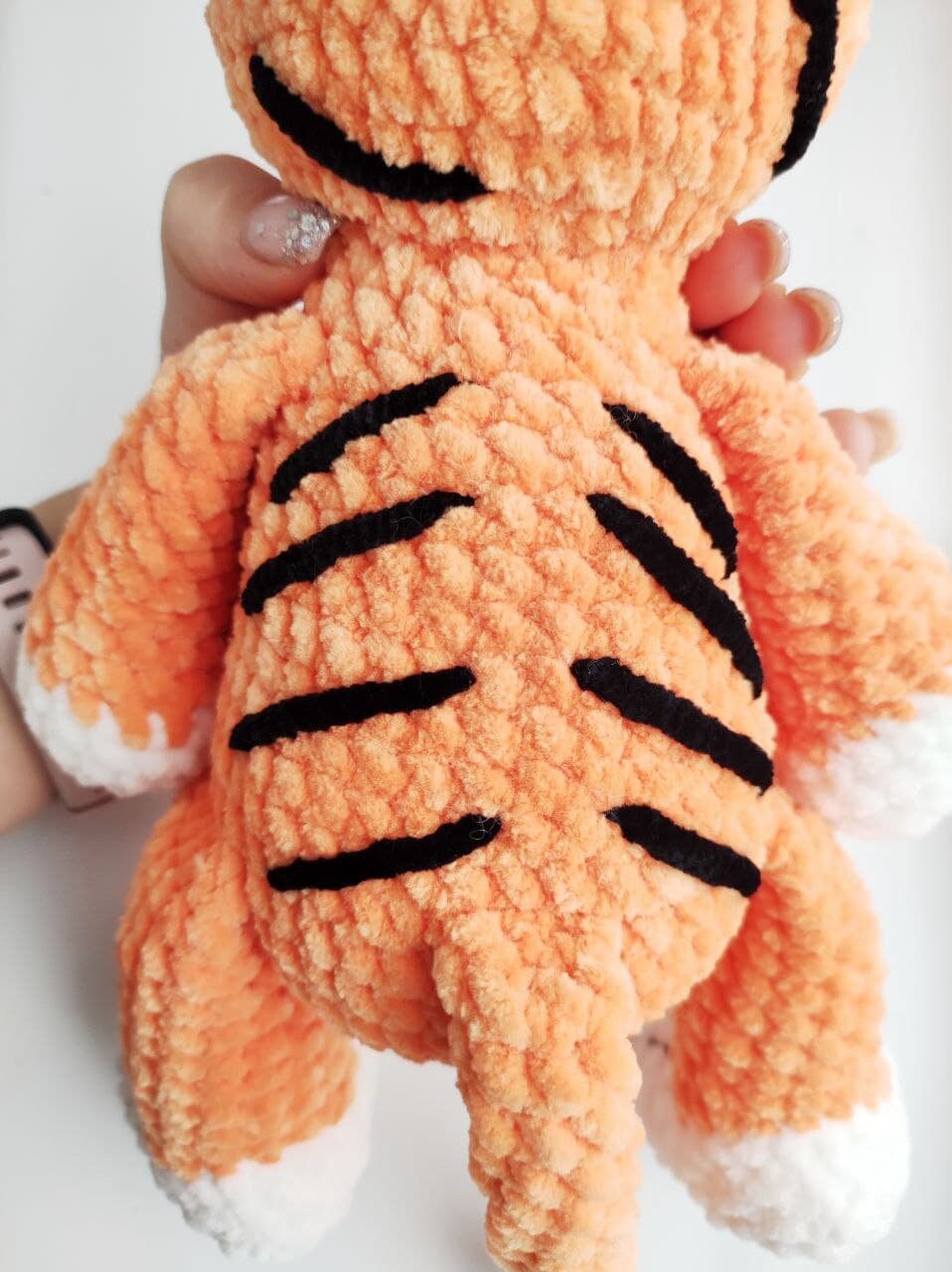 Tiger Crochet Pattern Amigurumi Stuffed Tiger Crochet PDF - Etsy