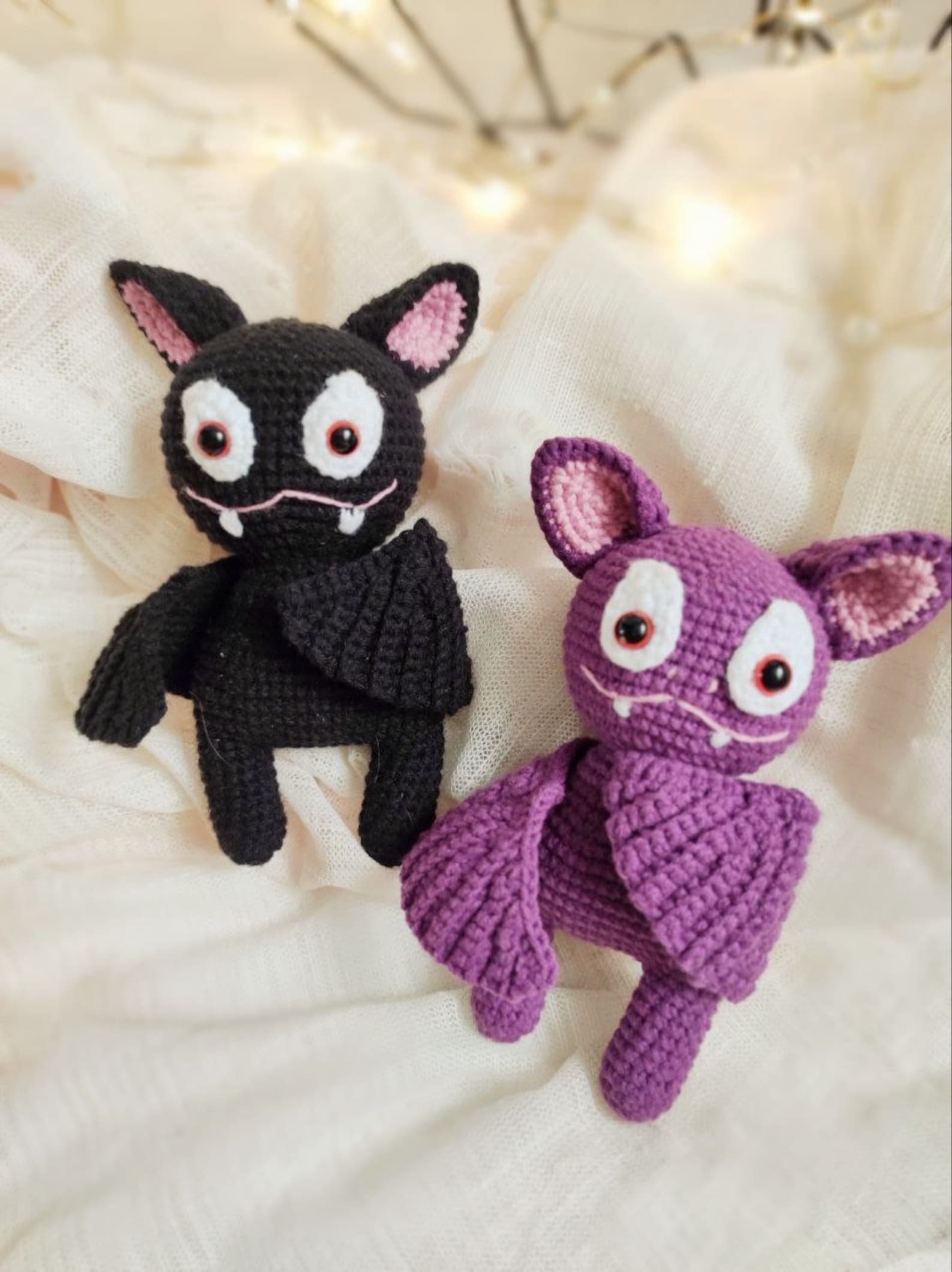 Bat Crochet Pattern, Amigurumi Bat Pattern, Baby Bat Pattern, Halloween ...