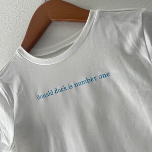 Donald Duck is Number One Crop Top - Etsy