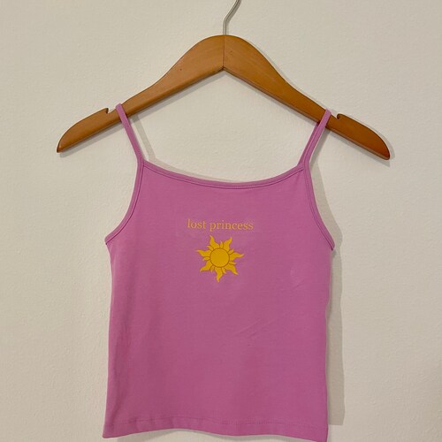 Tangled Rapunzel Floating Lanterns Floral Crop Top Disney - Etsy