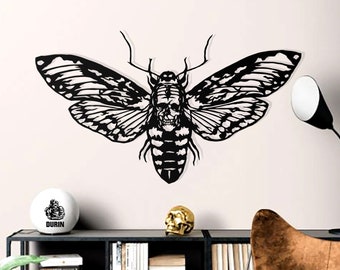 Moth Metal Art - Etsy