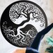 YİNG YANG Tree of Life Metal Sign Wall Decor Taoism Home | Etsy