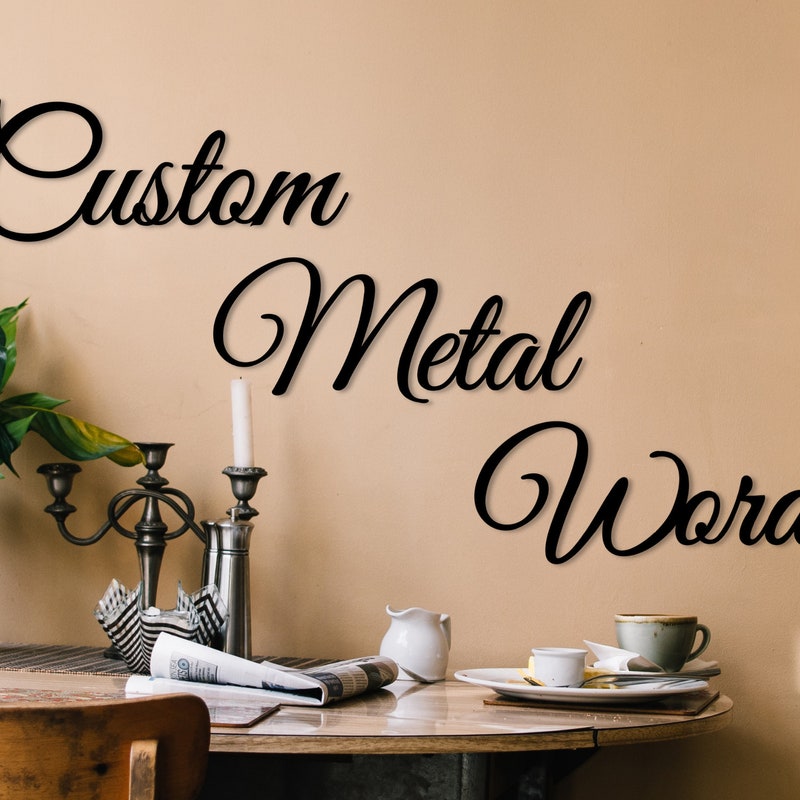 Metal Letters for Wall - Etsy