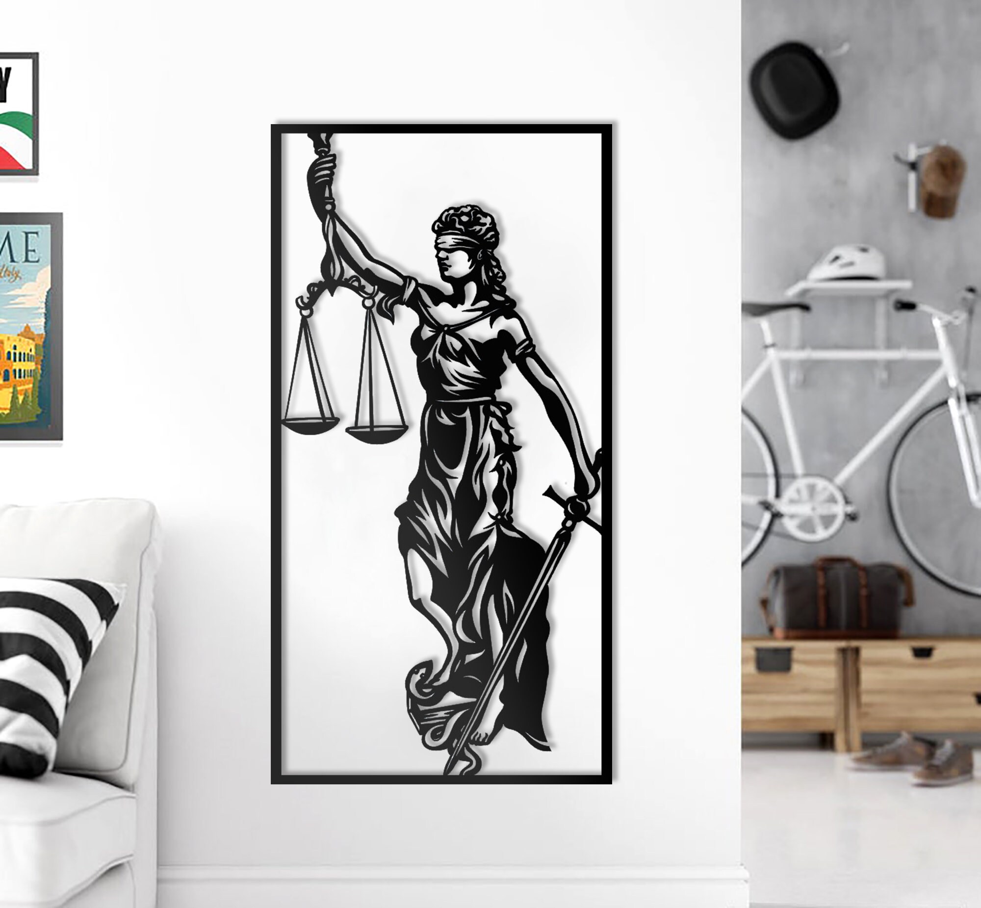Lady Justice Wall Art