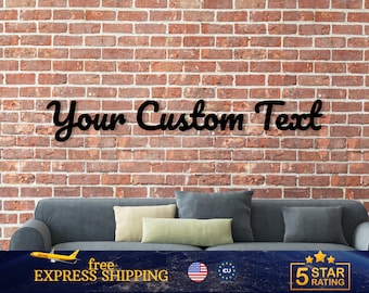 Metal Wall Words - Etsy