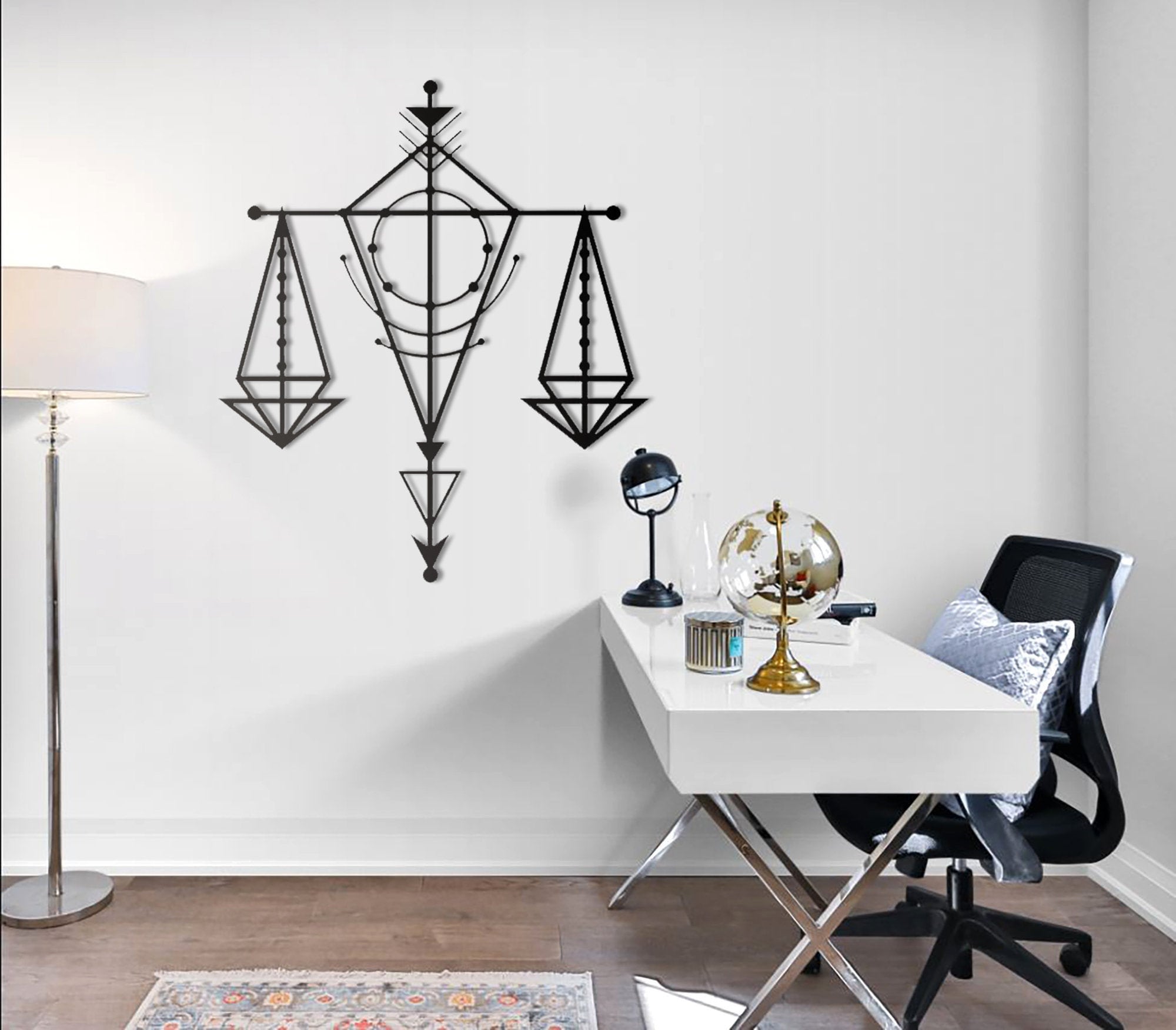 SCALE of JUSTICE Metal Wall Decor Law Office Decoration | Etsy