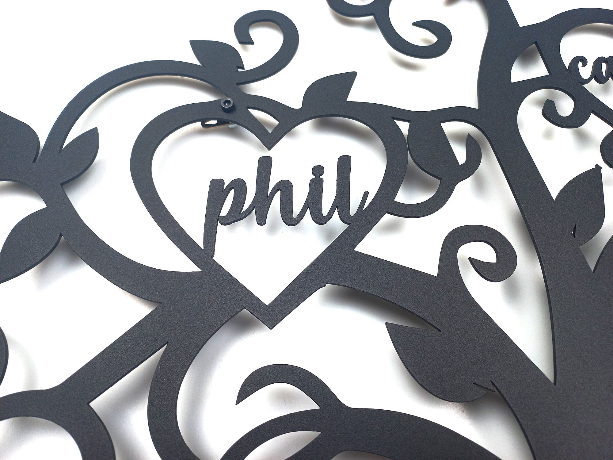 Family Tree Metal Wall Art Customize Family Sign - Etsy