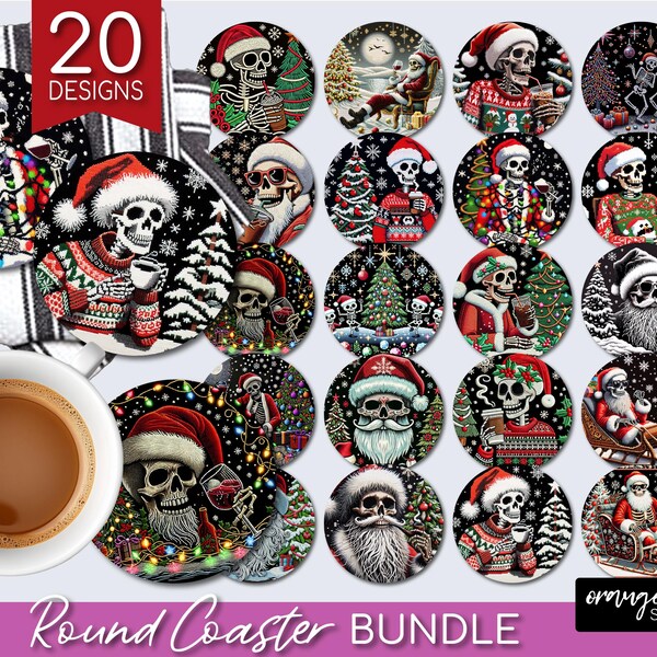 Cool Coasters Skull - Etsy