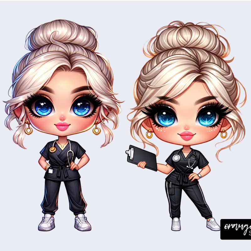 Chibi Paper Dolls - Etsy