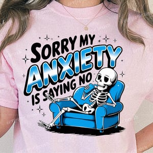 Funny Anxiety PNG Bundle, Mental Health PNG Sublimation, Anti-social ...