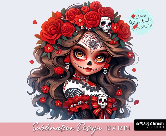 Day Of The Dead Girl Drawing Tumblr