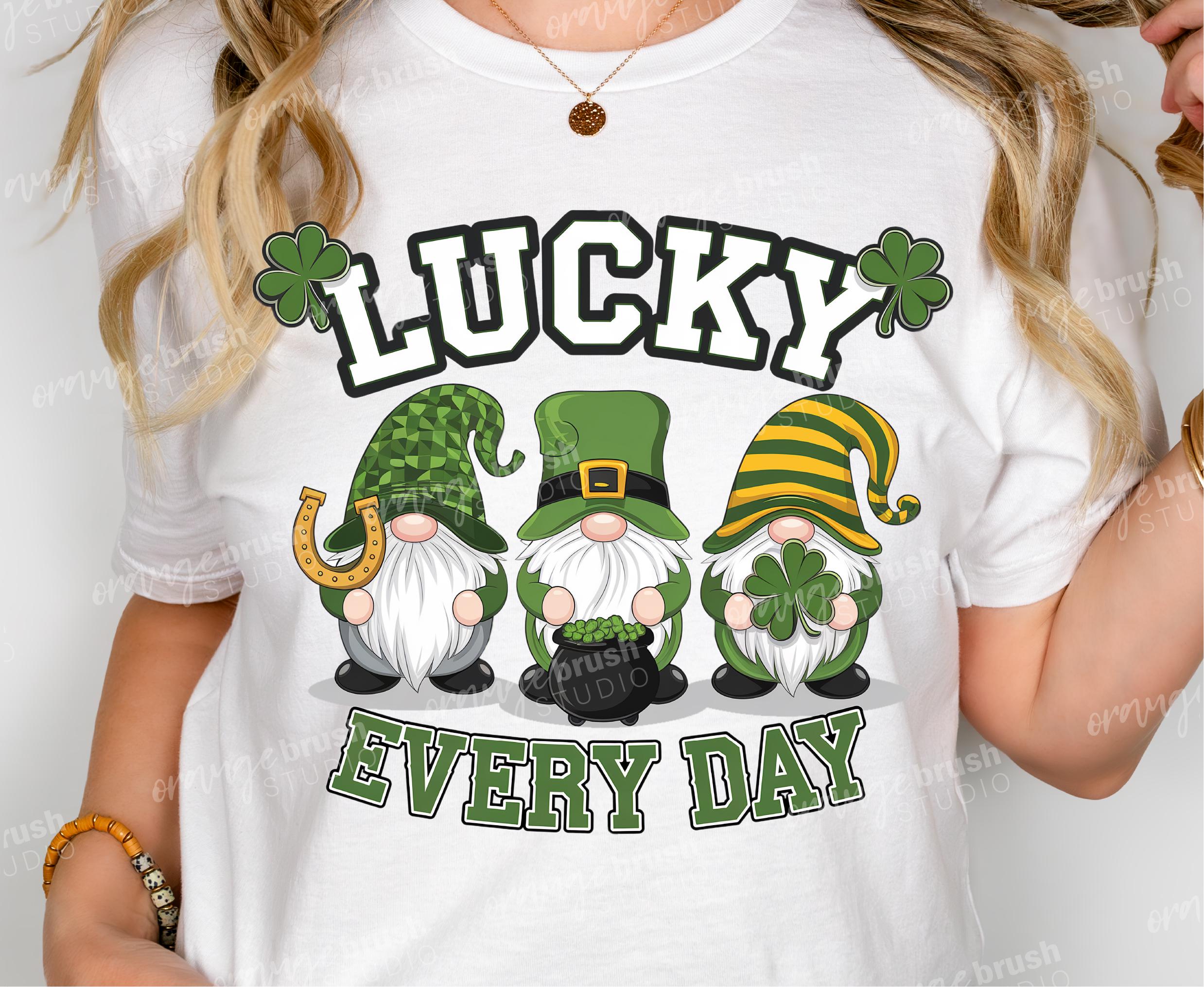 Gnome St Patrick Day PNG Bundle, Lucky Gnome PNG Sublimation, St Patty ...