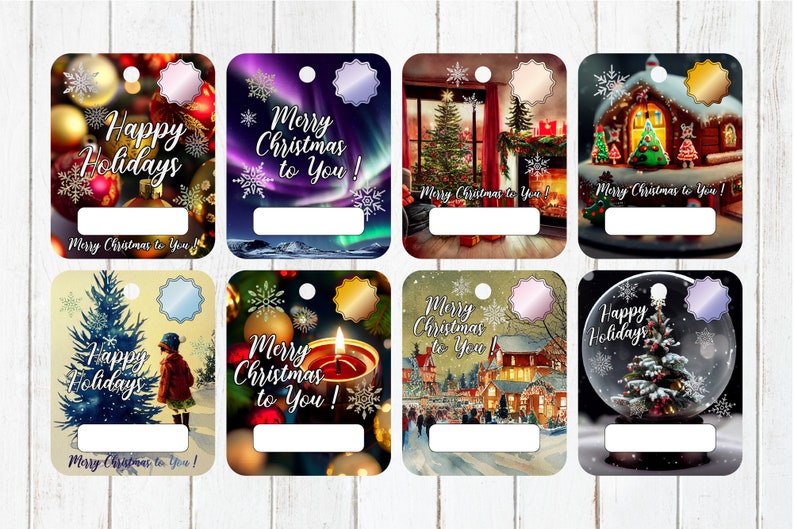 Christmas Money Card Bundle Printable Gift Card Holder Merry - Etsy