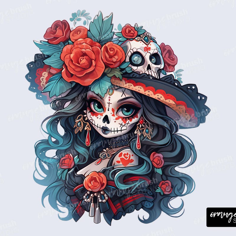 Day of the Dead Art - Etsy