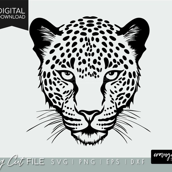 Leopard Svg - Etsy