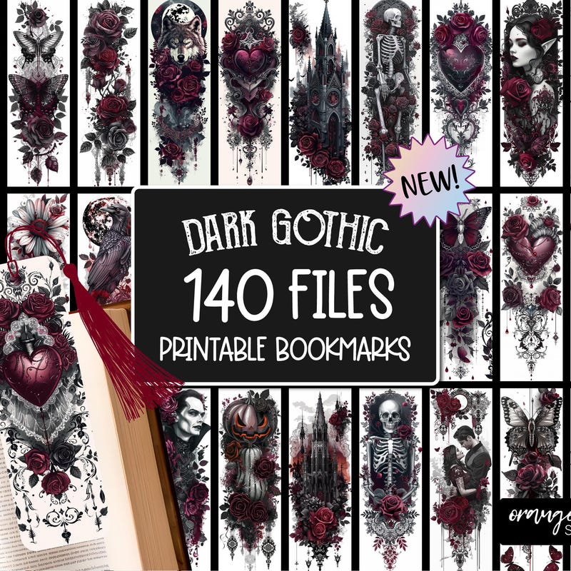 Dark Academia Bookmark - Etsy