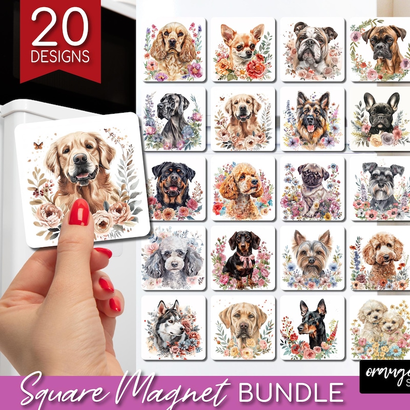 Dog Fridge Magnets - Etsy