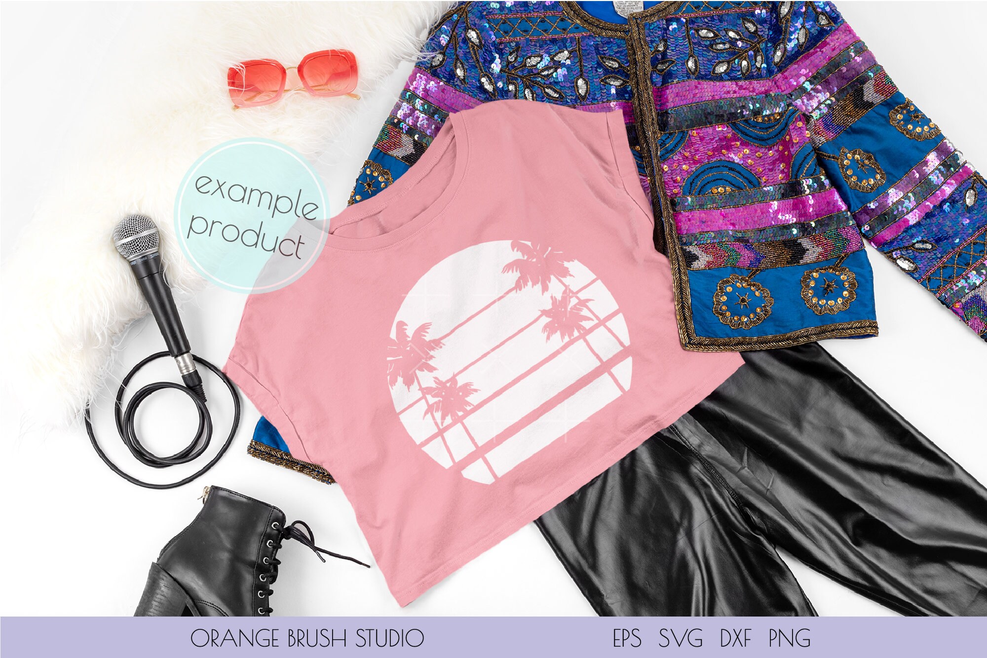 Retro Sunset Background SVG Bundle 15 Designs for Summer - Etsy