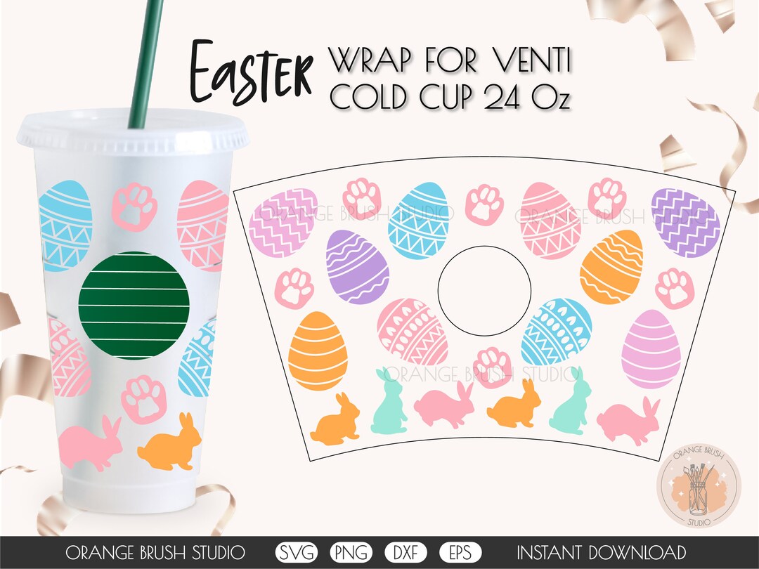 Easter Egg Hunting Starbucks Wrap SVG Tumbler File Spring - Etsy