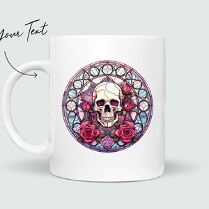 Stained Glass Halloween Skull Round PNG Backgrounds. Skeleton PNG ...