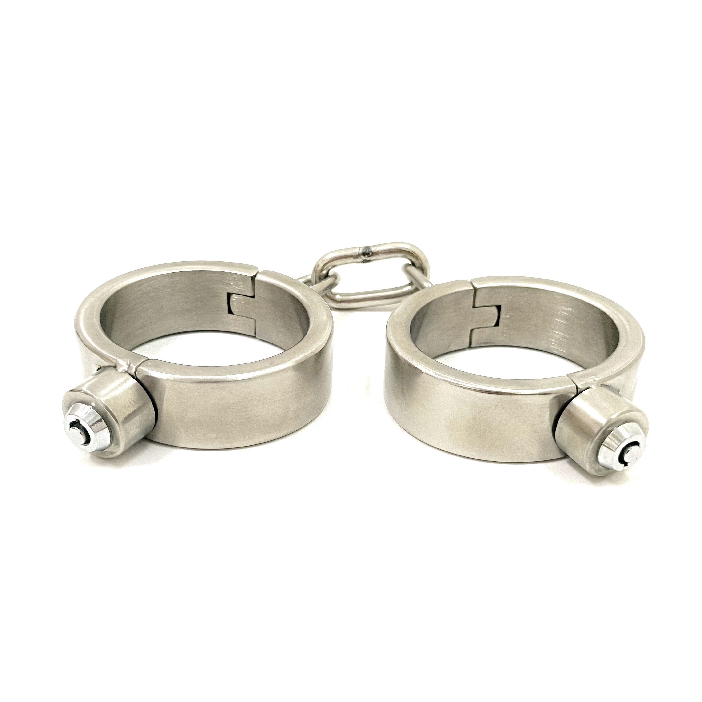 Oval Comfort Fast Leg Cuffs Press Locking Footcuffs Leg Irons - Etsy UK