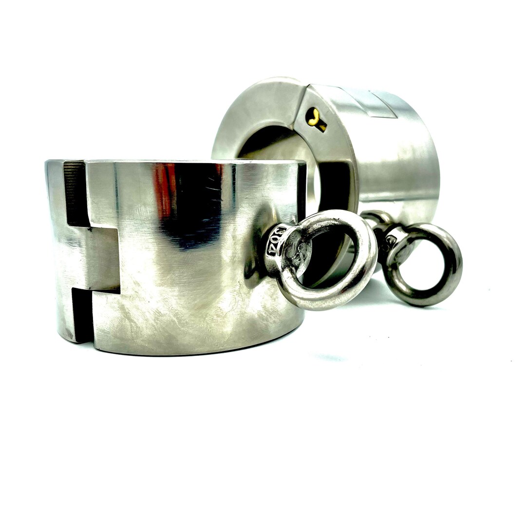 Ultra Heavy Leg Shackles No Chains the Ultimate Restraint - Etsy UK