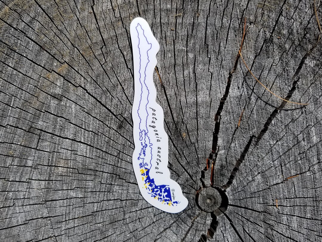 Patagonia Austral Magallanes Chile Sticker Weatherproof - Etsy