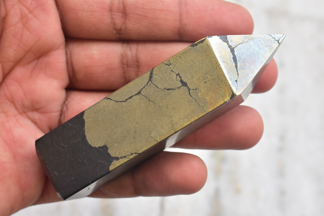 Amazing !! Apache Gold Tower Pyrite Crystal Tower Apache Gold Crystal ...