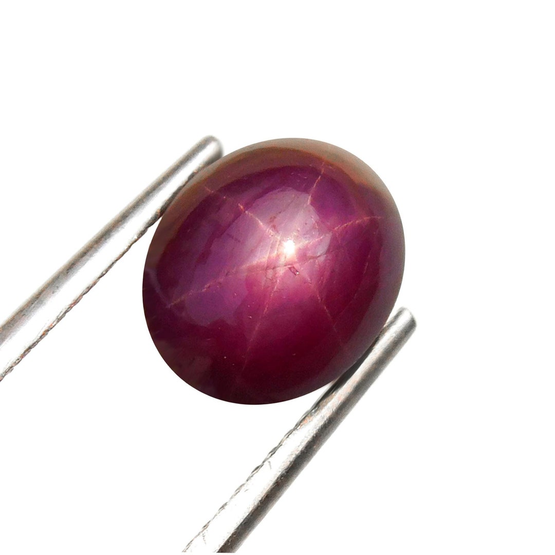 6 Rays Star Ruby Cabochon,super Top Quality Star Ruby Gemstone,loose ...