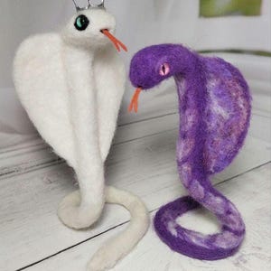 Snake, Felted Snake, Woolen Snake, Christmas Toy , New Year Snake, New ...