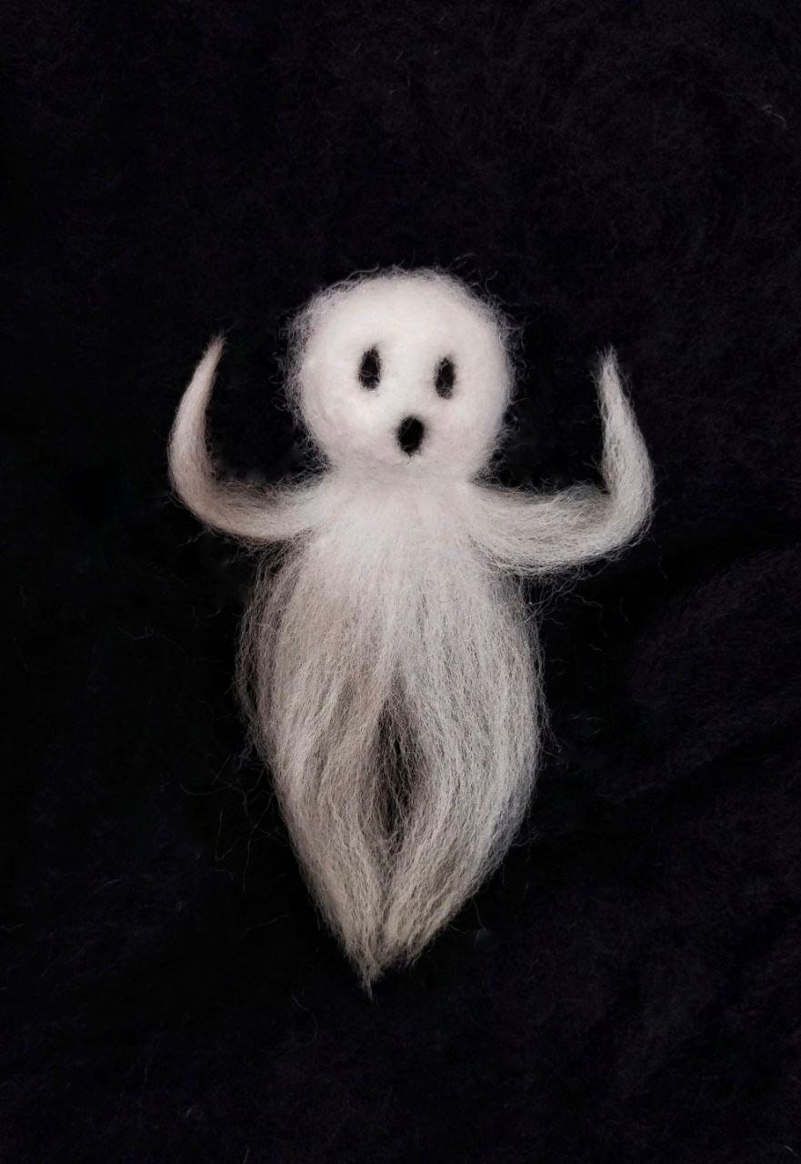 Woolen Ghost, Halloween Gift, Halloween Ghost, Amulet - Etsy