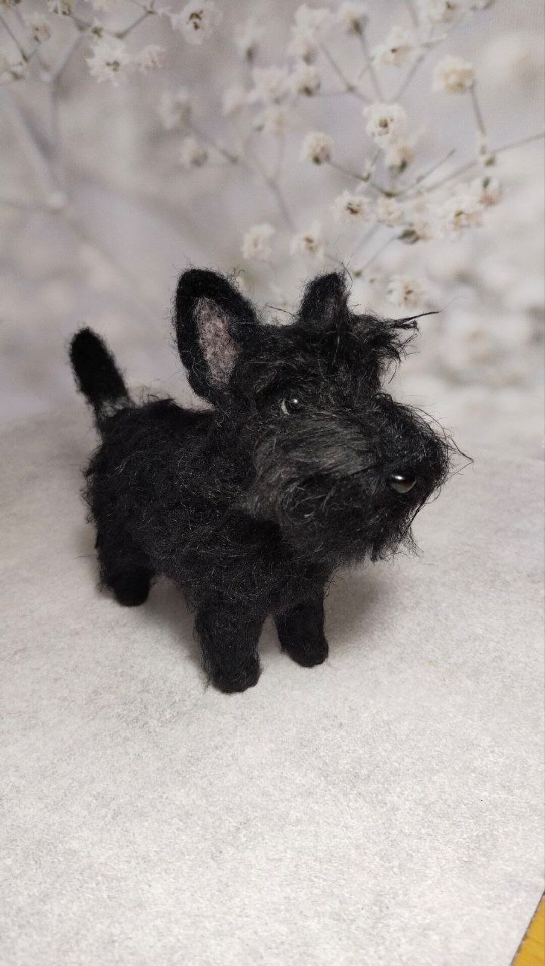 Scotch Terrier, Felted Dog, Woolen Dog, Scottish Terrier - Etsy