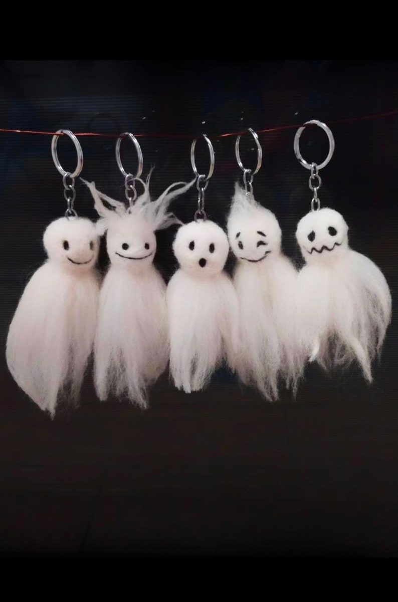 Woolen Ghost, Halloween Gift, Halloween Ghost, Amulet - Etsy