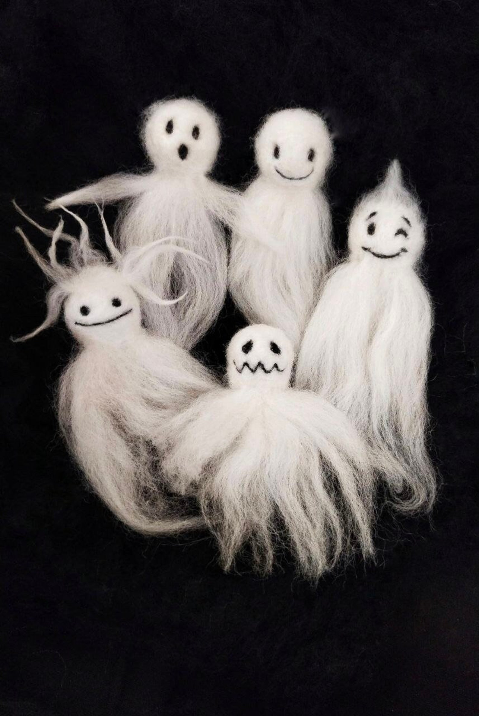 Woolen Ghost, Halloween Gift, Halloween Ghost, Amulet - Etsy