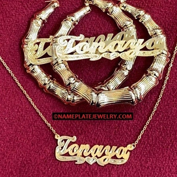 Bamboo Necklace - Etsy