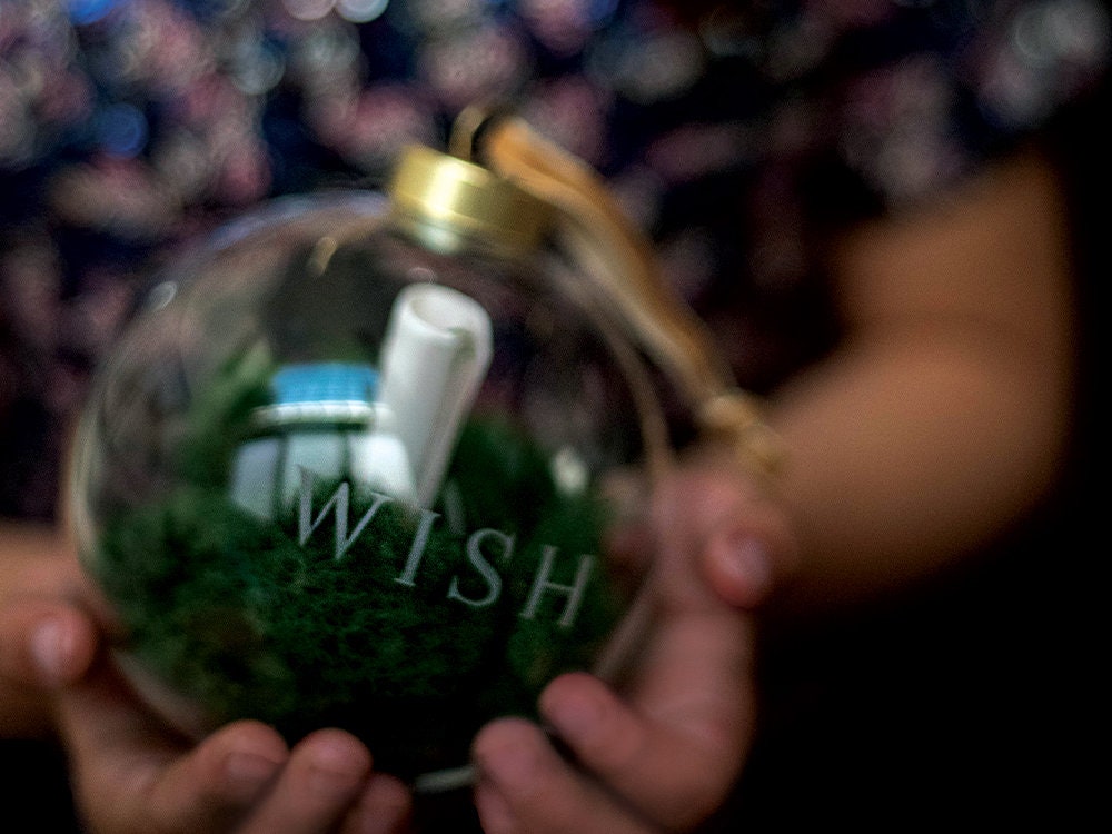 The Wish Project Etched Ornament - Etsy