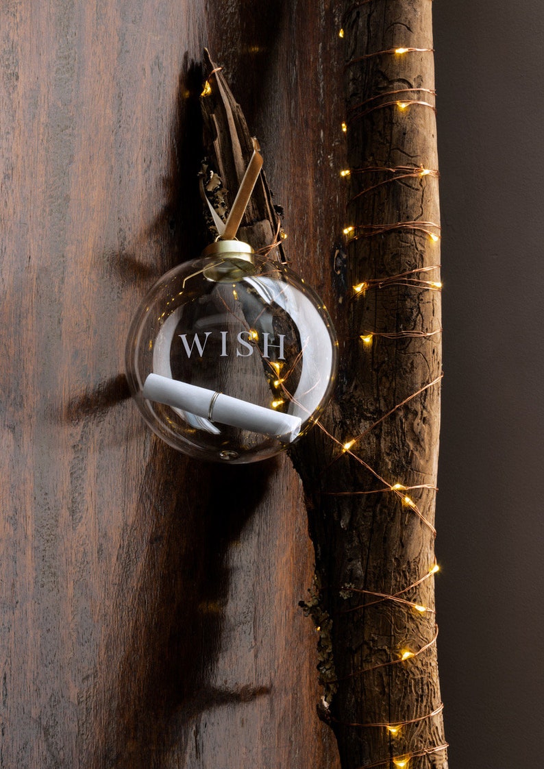 The Wish Project Etched Ornament - Etsy