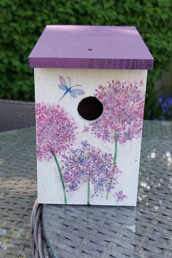 BirdHouse Nesting Box Garden Bird Box Garden Decor | Etsy