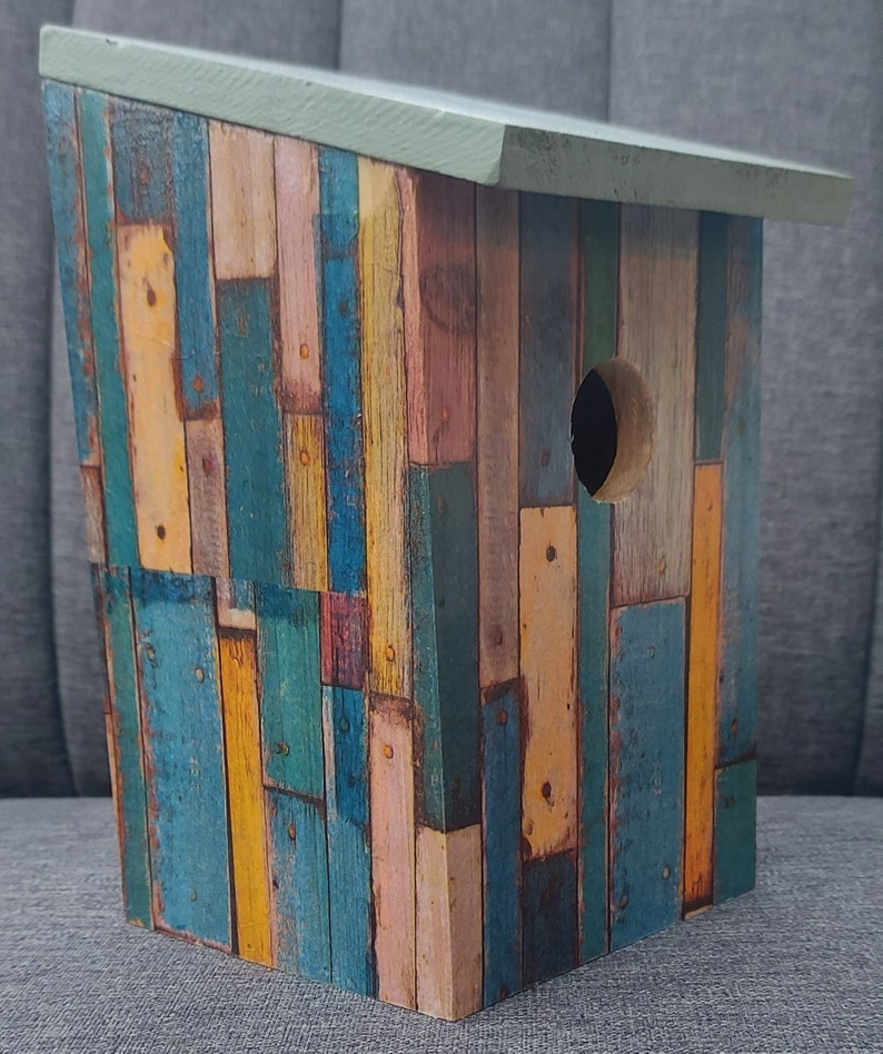 Birdhouse Nesting Box Garden Bird Box Garden Decor | Etsy