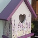 Bird House, Bird Box, Decoupaged Bird House, Garden Decorative Bird ...