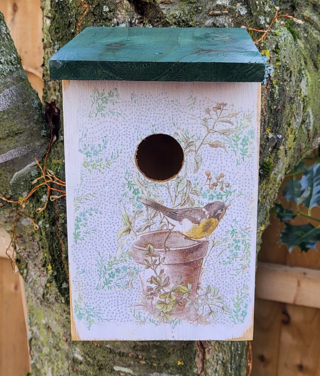 Birdhouse, Nesting Box, Garden Bird Box, Garden Decor - Etsy