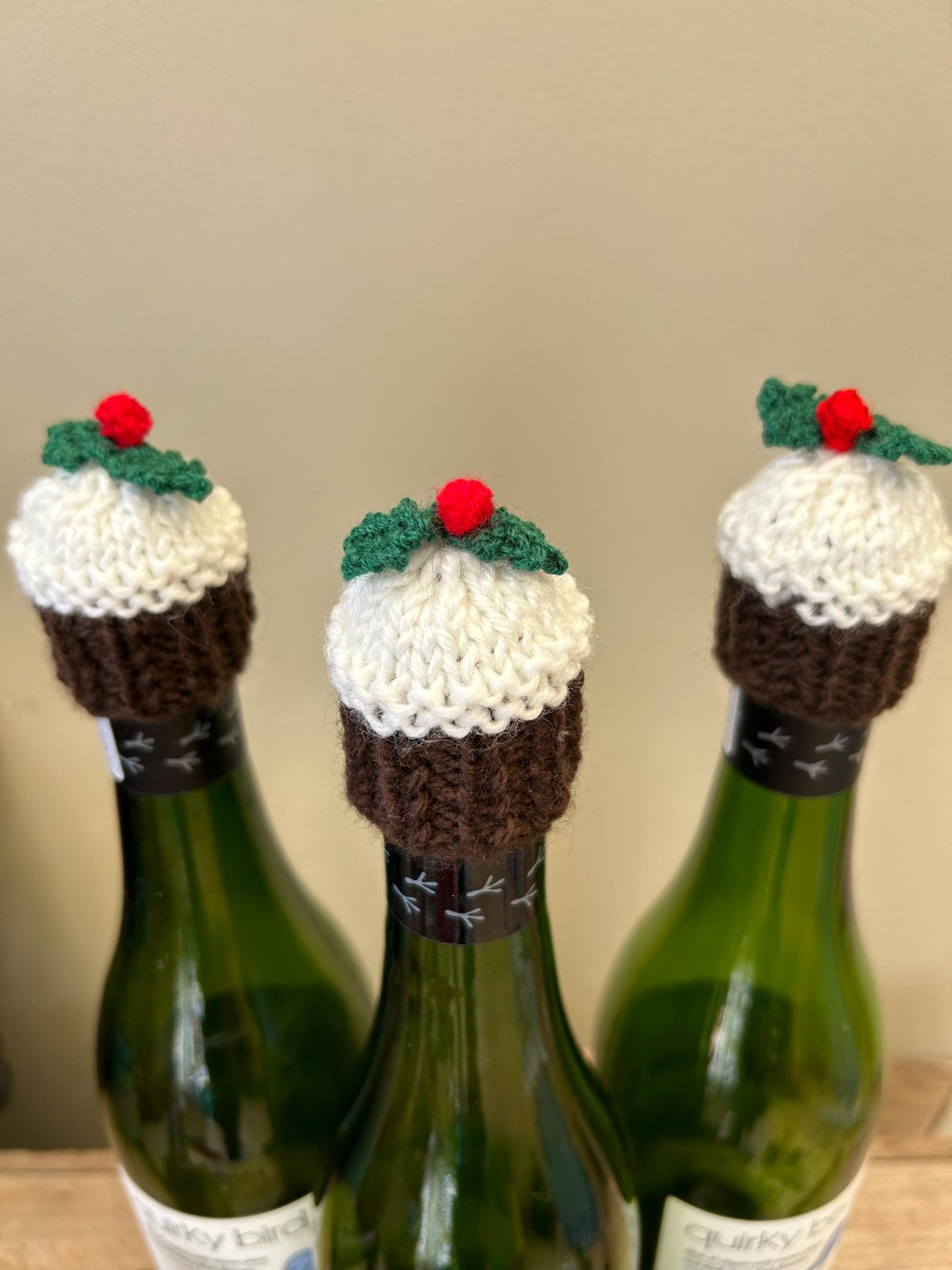 Hand Knitted Christmas Pudding Cosy, Lindt, Ferrero Rocher, Knitted ...