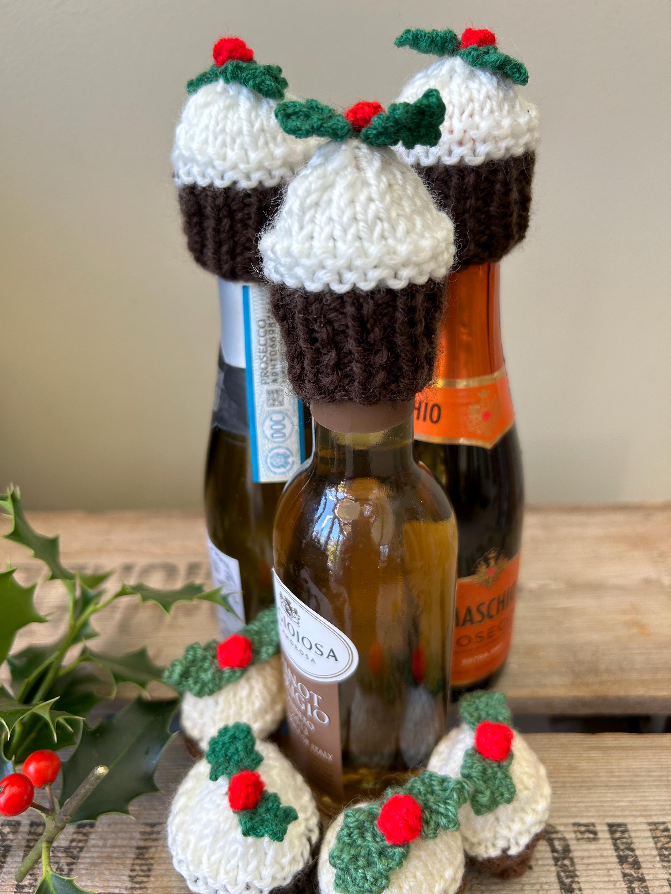 Hand Knitted Christmas Pudding Cosy, Lindt, Ferrero Rocher, Knitted ...