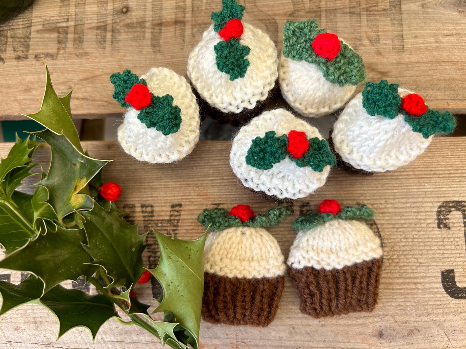 Hand Knitted Christmas Pudding Cosy, Lindt, Ferrero Rocher, Knitted ...