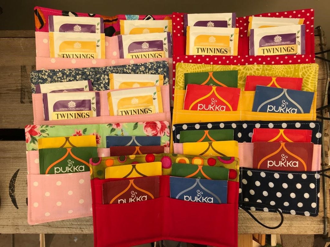 Tea Bag Holder, Tea Bag Case, Tea Bag Wallet, Tea Lover, Gift, Birthday ...