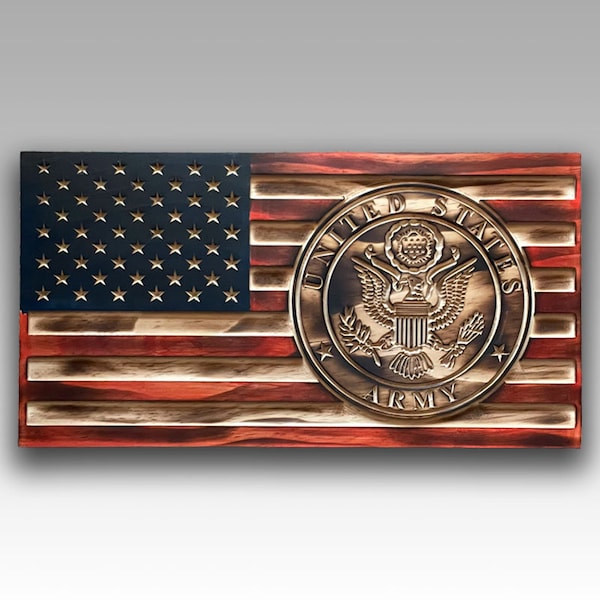 Army Retirement Flag Box - Etsy